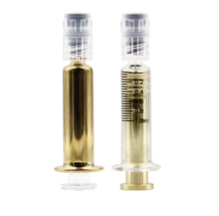 1ML Golden Appearance Syringes - medical syringe